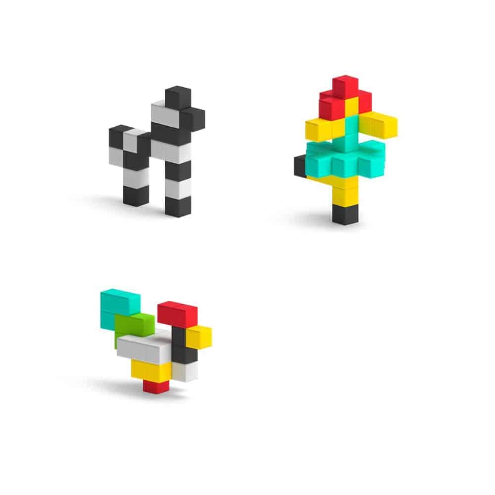 Pixio 100 Magnetbausteine - Brainbow Handelsunternehmen GmbH